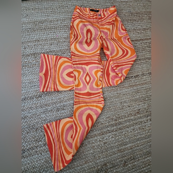 Finesse | Pants & Jumpsuits | Funky 7s Style Flare Pants | Poshmark